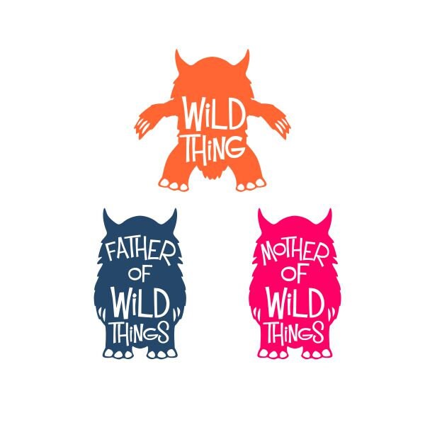 Wild Things Svg - Etsy