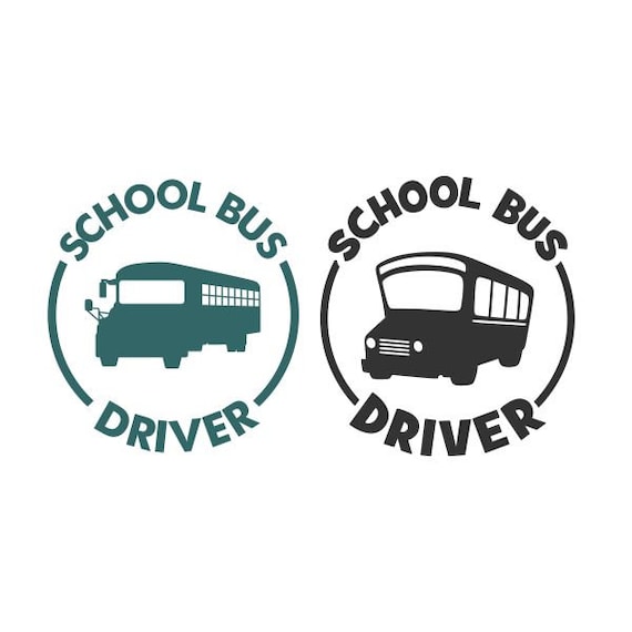 School Bus Driver Cuttable Design SVG PNG DXF & eps Designs | Etsy