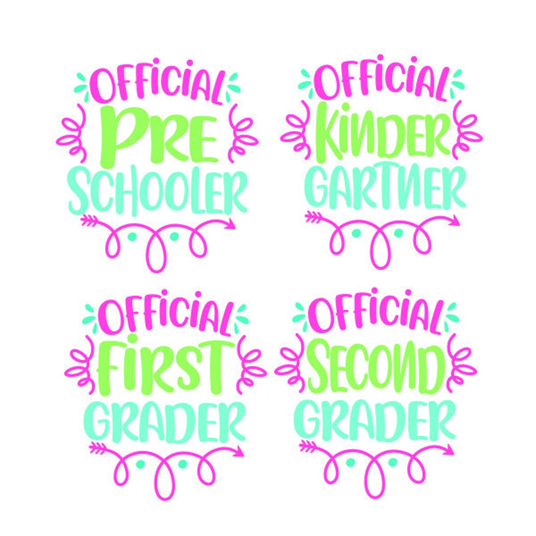 Official Schooler Grader Cuttable Design SVG PNG DXF & Eps - Etsy