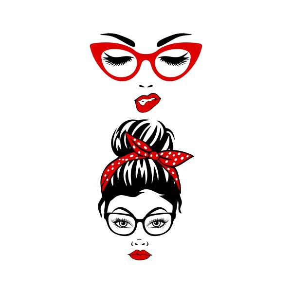 Ladys Cuttable Design SVG PNG DXF & Eps Designs Cricut Cameo | Etsy