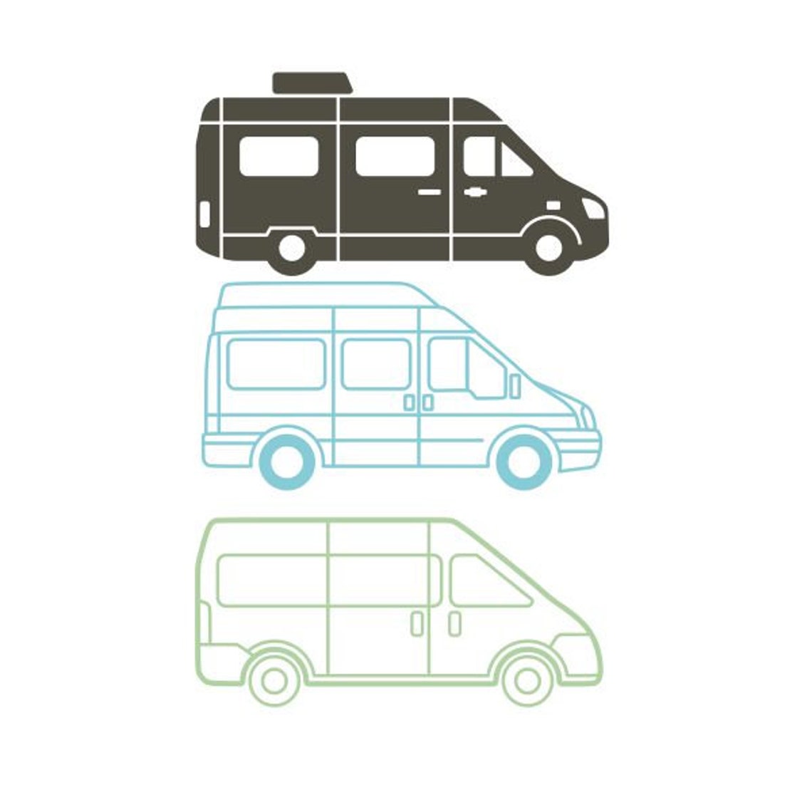 Van Life Cuttable Design SVG PNG DXF & Eps Designs Cricut - Etsy