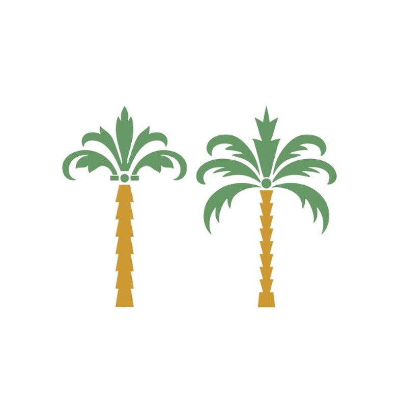 Palm Tree Cuttable Design SVG PNG DXF & Eps Designs Cricut - Etsy