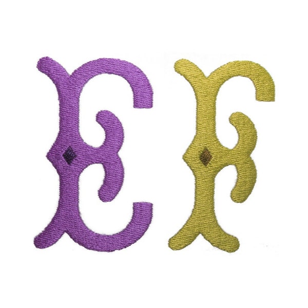 Fishtail Embroidery Font - Etsy