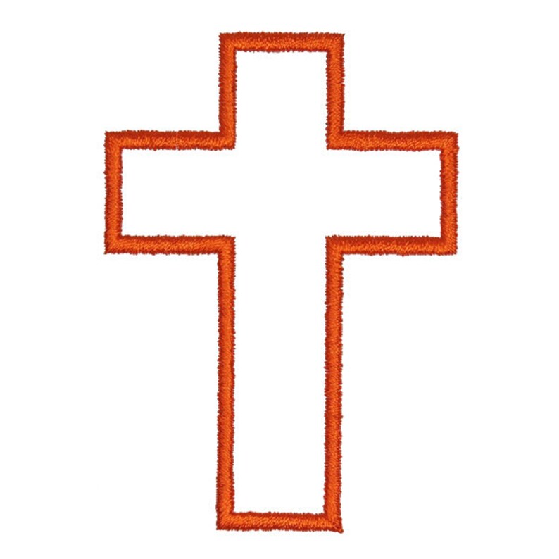 Cross Applique PES DST Machine Embroidery Instant Download - Etsy