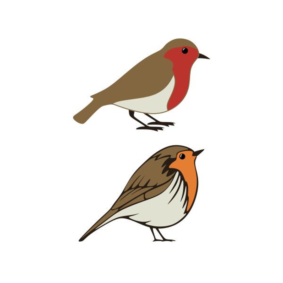 Robin Bird Cuttable Design SVG PNG DXF & Eps Designs Cricut Cameo File ...
