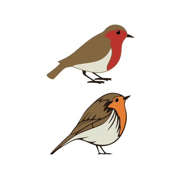 Robin Bird Cuttable Design SVG PNG DXF & Eps Designs Cricut | Etsy
