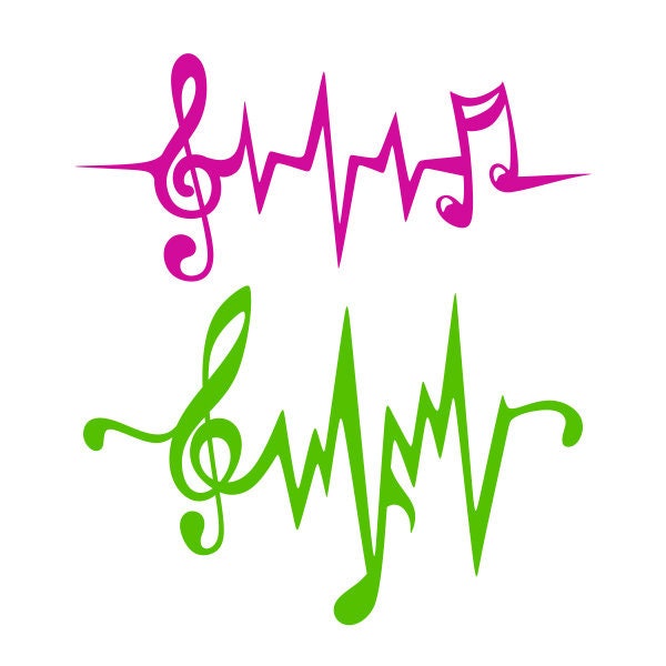 Music Wave Cuttable Design SVG PNG DXF & Eps Designs Cricut - Etsy