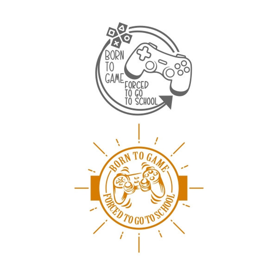 Born to Game Cuttable Design SVG PNG DXF & Eps Designs Cricut | Etsy