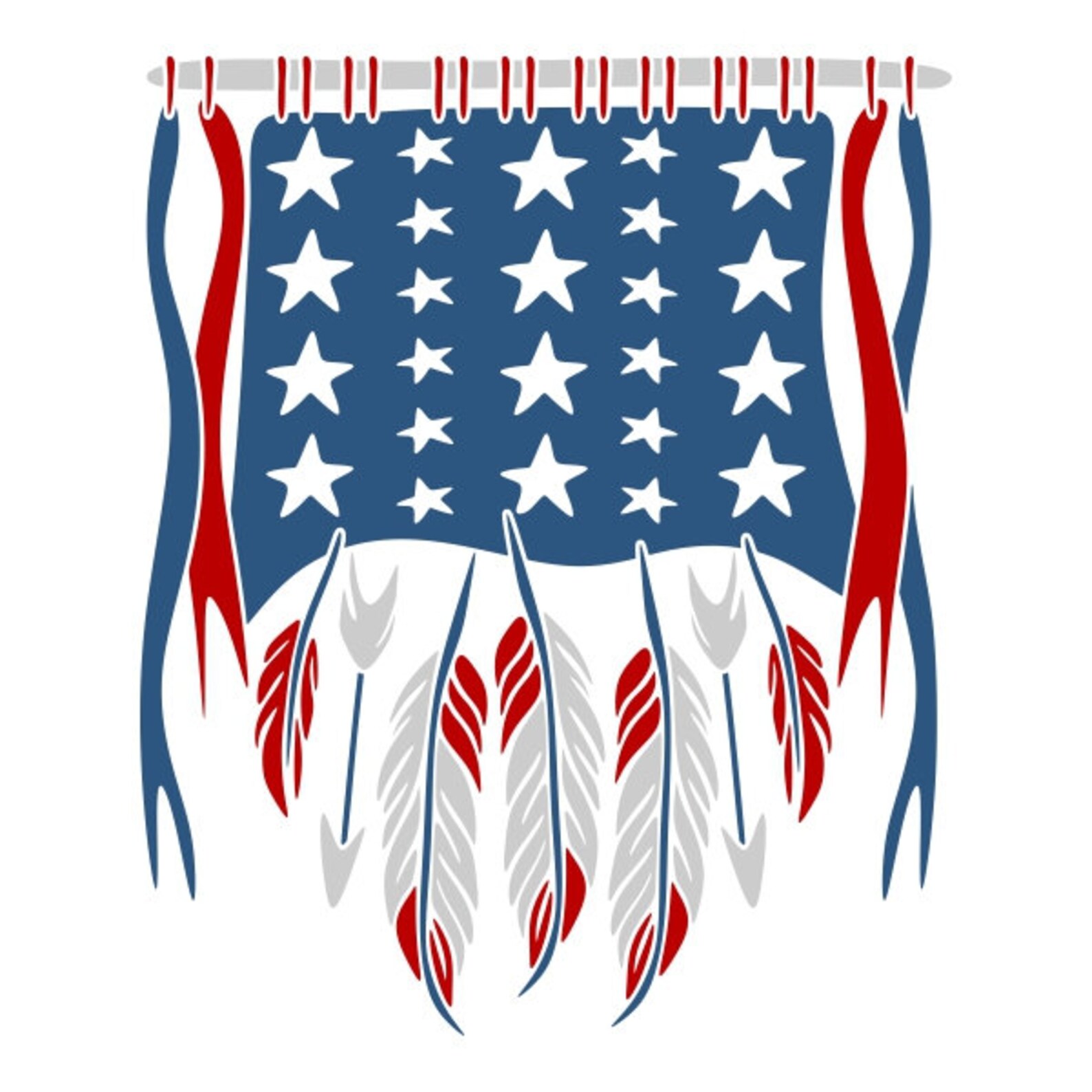 Feather Flag Cuttable Design SVG PNG DXF & Eps Designs Cricut | Etsy