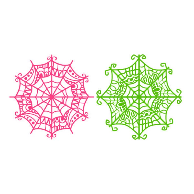 Spider Web Cuttable Design SVG PNG DXF & Eps Designs Cricut - Etsy