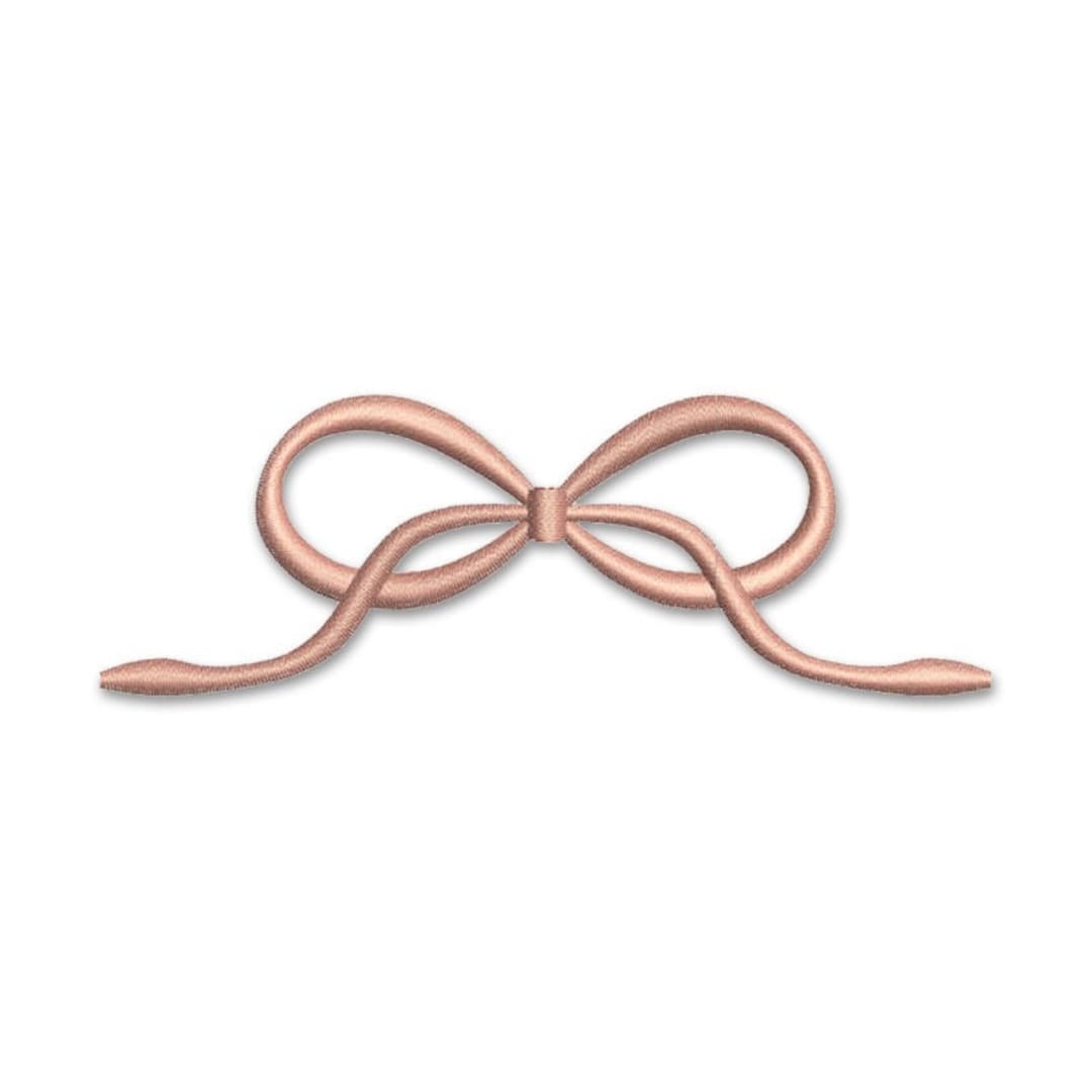Ribbon Bow PES DST Machine Embroidery Instant Download Digital Files - Etsy