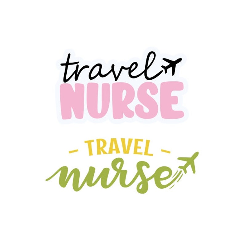 Travel Nurse Cuttable Design SVG PNG DXF & Eps Designs Cricut - Etsy