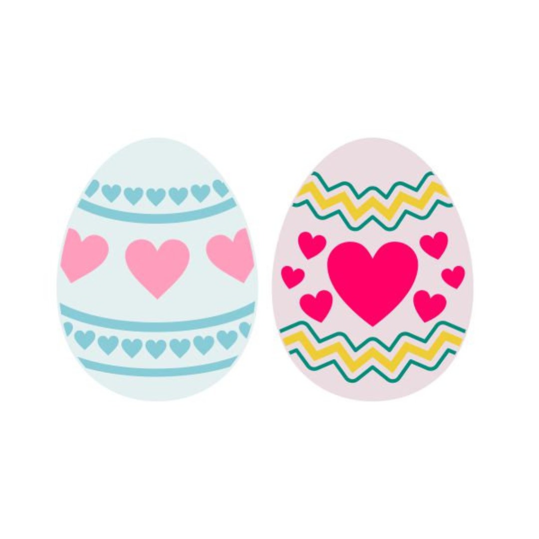 Egg Heart Cuttable Design SVG PNG DXF & Eps Designs Cricut - Etsy