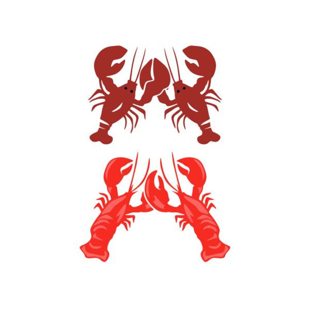 Lobsters Cuttable Design SVG PNG DXF & Eps Designs Cricut Cameo File ...