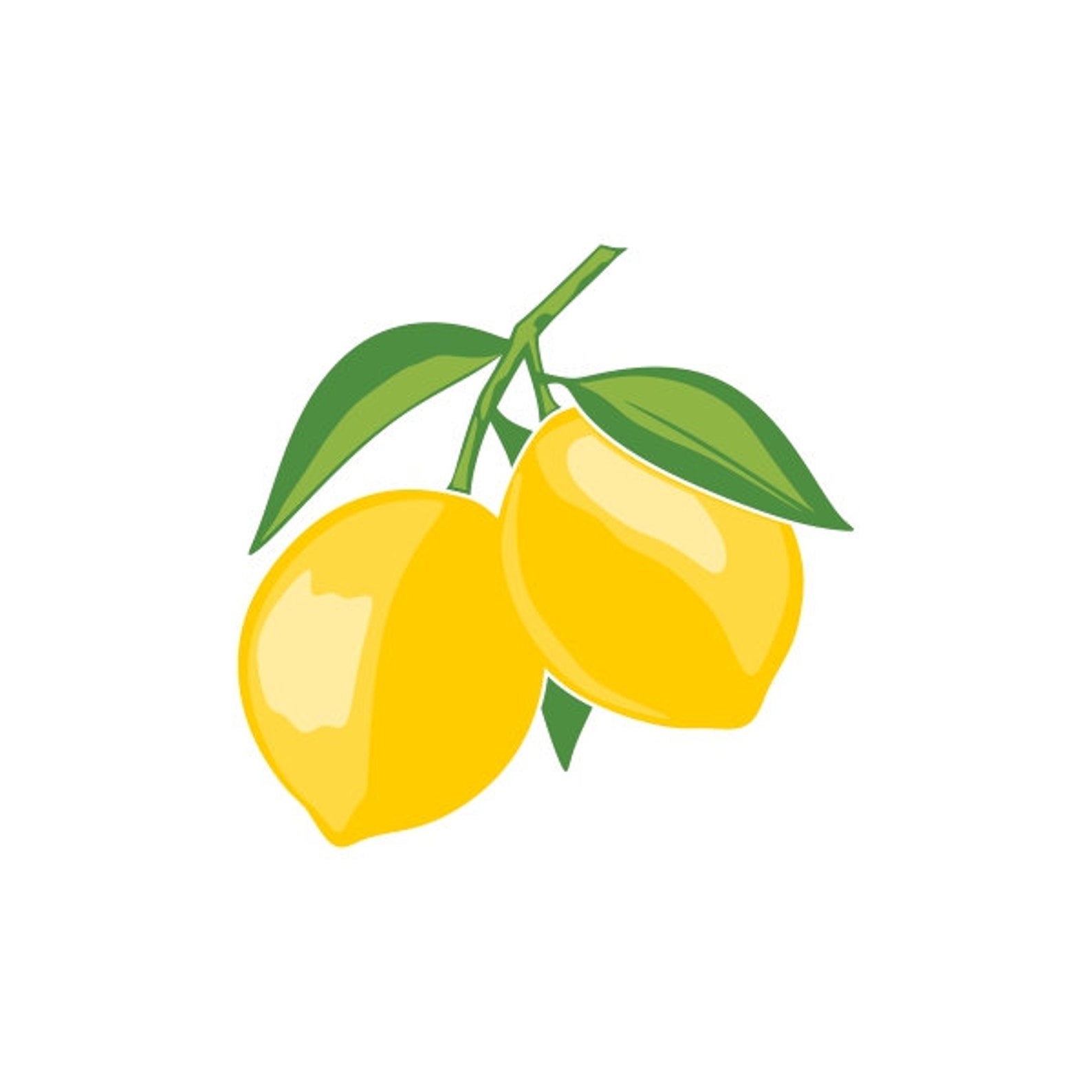 Fruit Lemons Branch Cuttable Design SVG PNG DXF & Eps Designs - Etsy