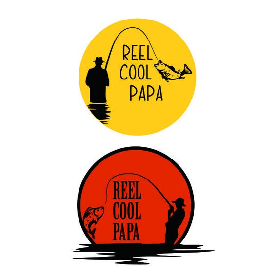 Reel Cool Papa Cuttable Design SVG PNG DXF & Eps Designs | Etsy