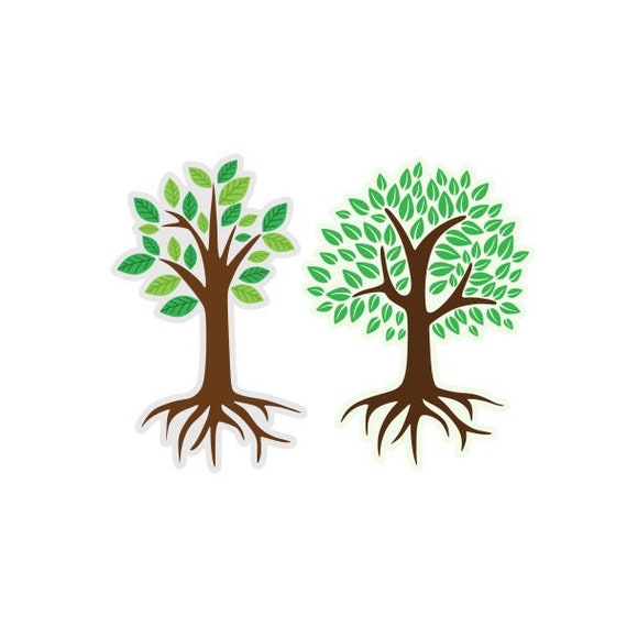 Tree Sticker Cuttable Design SVG PNG DXF & eps Designs Cricut | Etsy