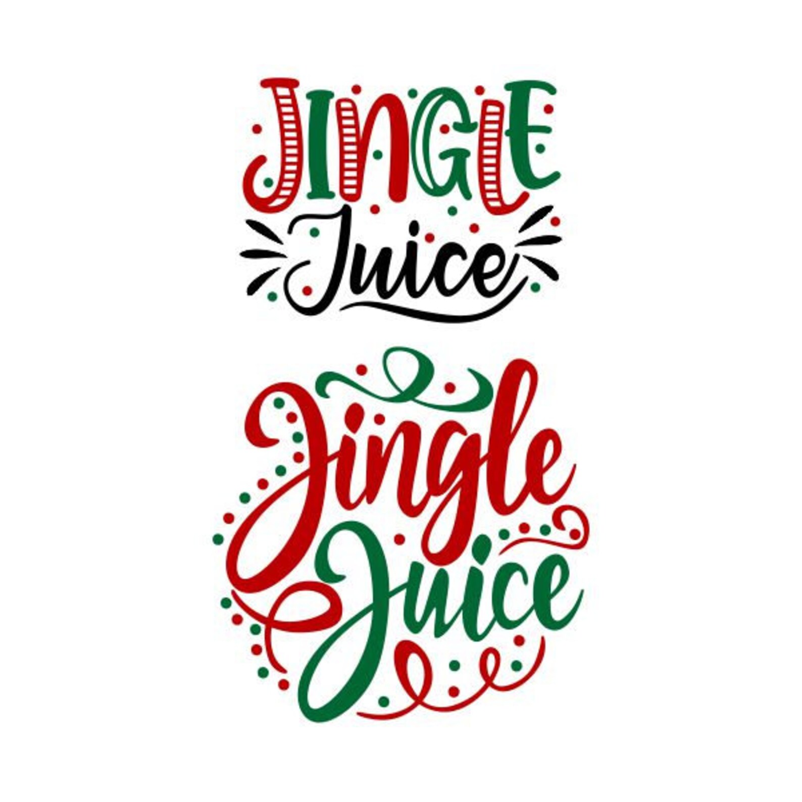 Jingle Juice Cuttable Design SVG PNG DXF & Eps Designs Cricut - Etsy