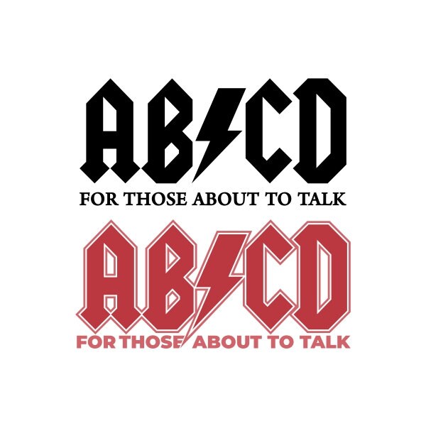 ABCD For Those About To Talk Cuttable Design SVG PNG Dxf & eps | Etsy
