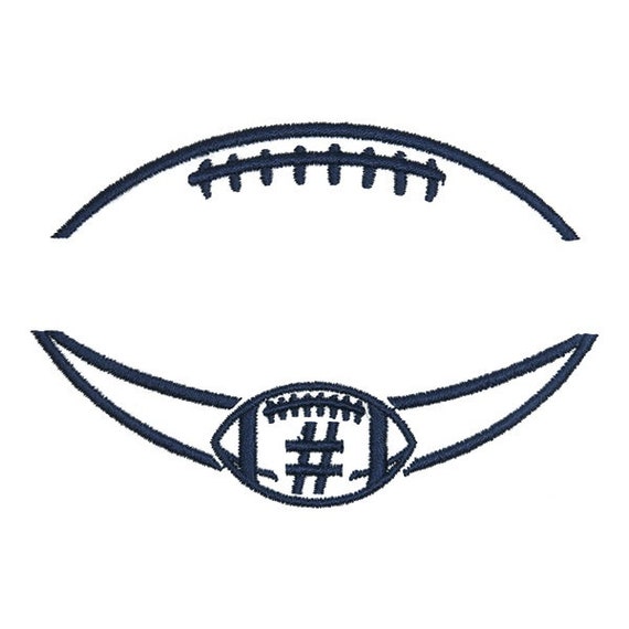 Football Frame Embroidery Design Instant Download PES DST - Etsy