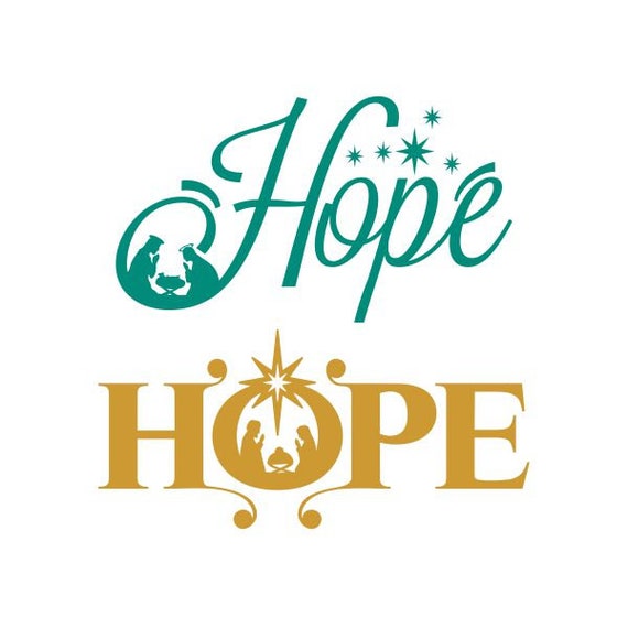 Hope Cuttable Design SVG PNG DXF & Eps Designs Cricut Cameo | Etsy
