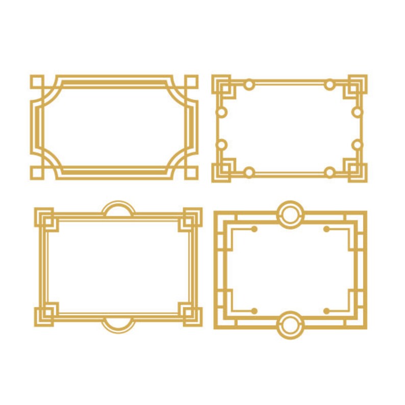 Rectangle Frame Cuttable Design SVG PNG DXF & Eps Designs - Etsy Australia