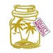 Palm Tree Jar Embroidery Design Instant Download PES DST - Etsy