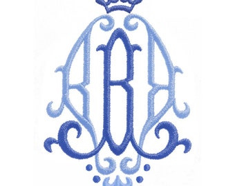 Royal Monogram Font | Etsy UK