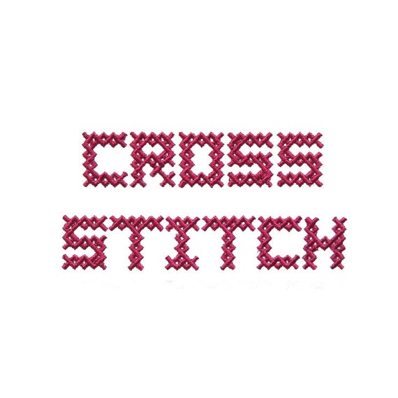 PES DST BX Instant Download Cross Stitch Style #1 Machine Embroidery ...