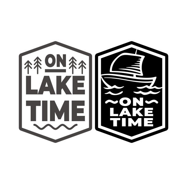 On Lake Time Cuttable Design SVG PNG DXF & Eps Designs Cricut | Etsy