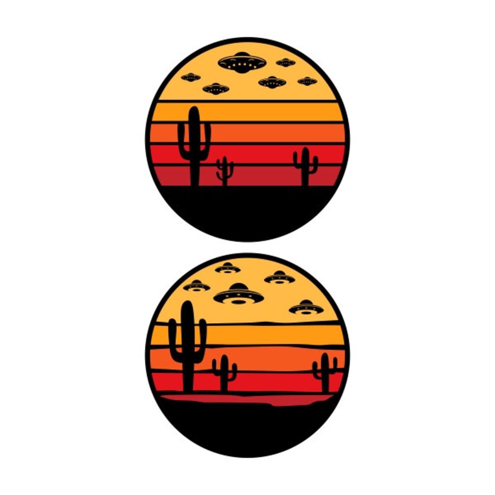 Retro Desert Cuttable Design SVG PNG DXF & Eps Designs Cricut - Etsy