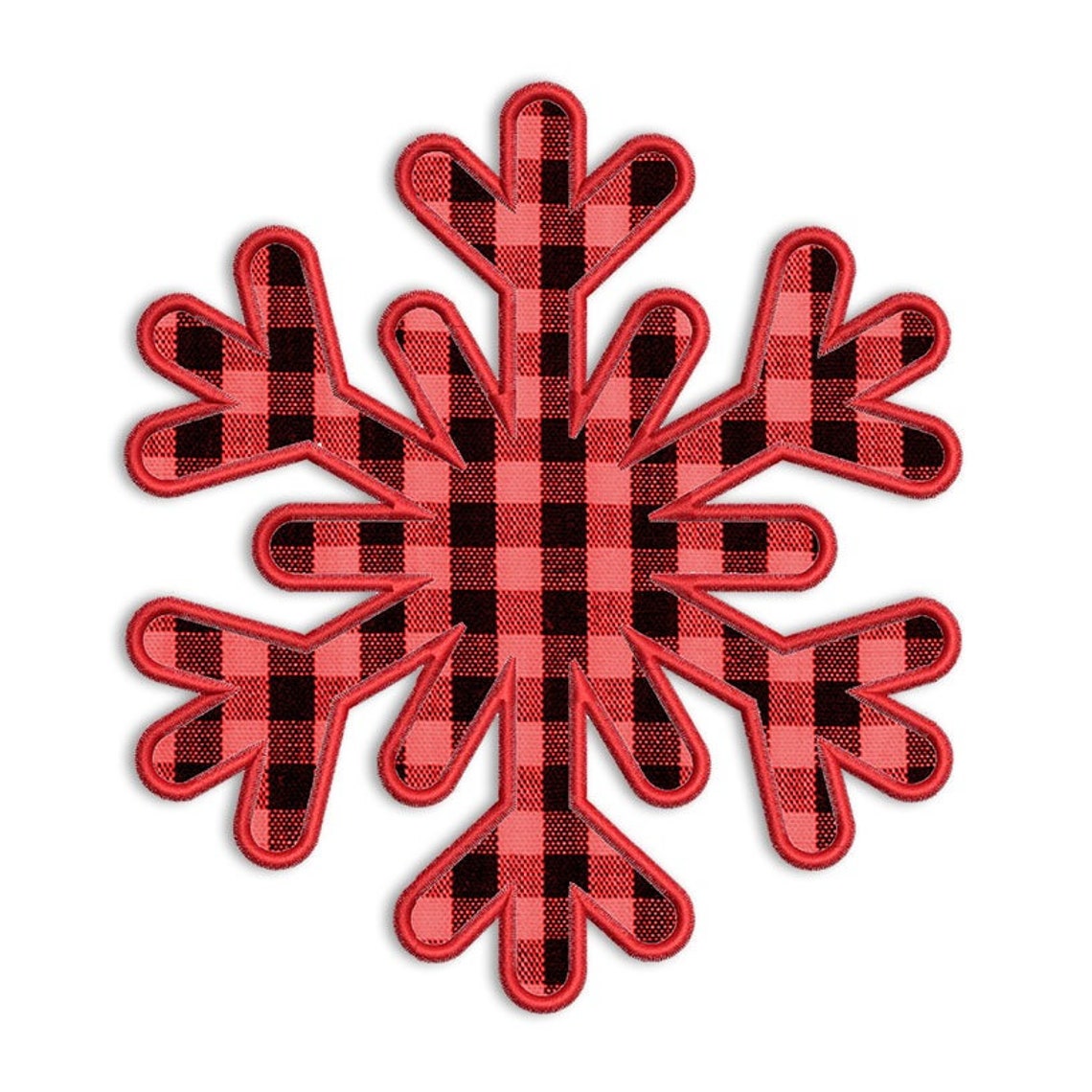 Snowflake Large Applique PES DST Machine Embroidery Instant | Etsy