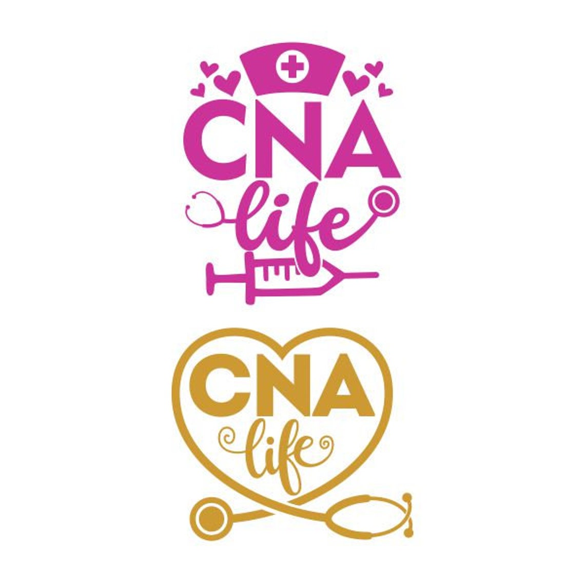 Cna Life Cuttable Design SVG PNG DXF & Eps Designs Cricut - Etsy
