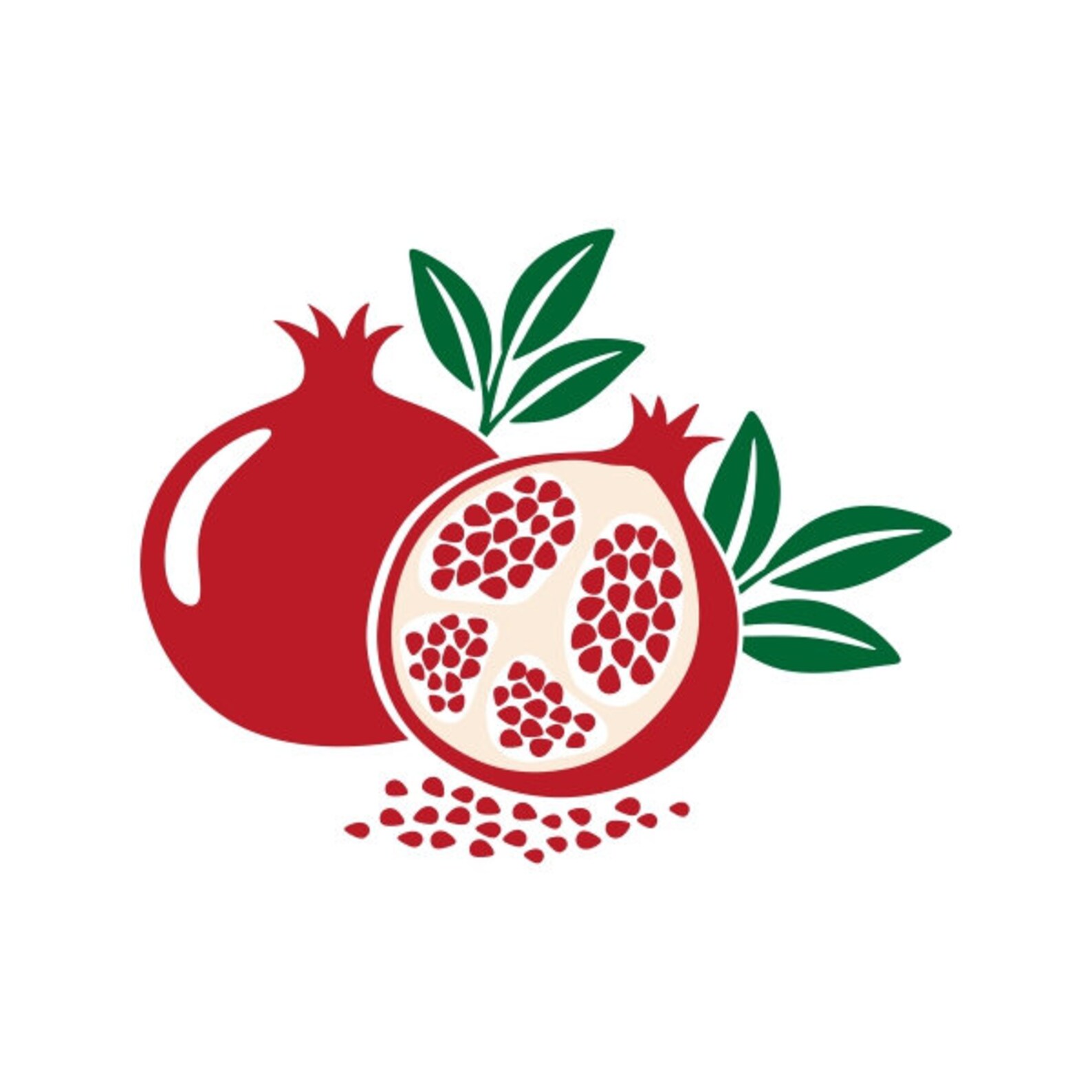 Pomegranate Fruit Cuttable Design SVG PNG DXF & Eps Designs - Etsy