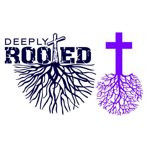 Deeply Rooted Cross Cuttable Design SVG PNG DXF & eps Designs | Etsy