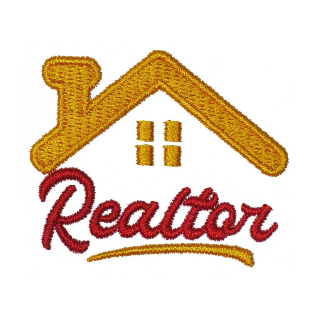Realtor House PES DST Machine Embroidery Instant Download Digital Files ...