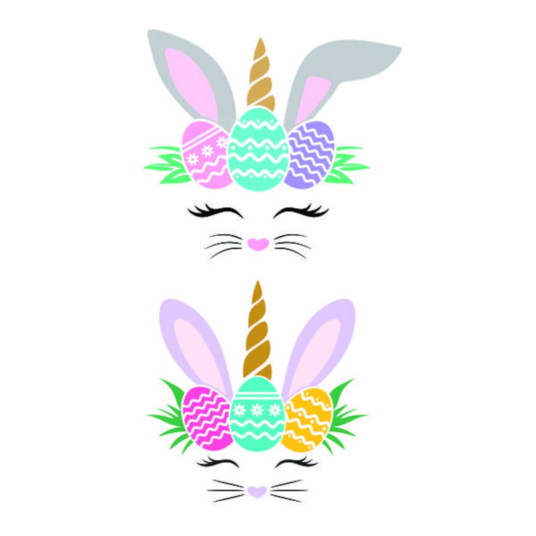 Bunnycorn Cuttable Design SVG PNG DXF & Eps Designs Cricut Cameo File ...