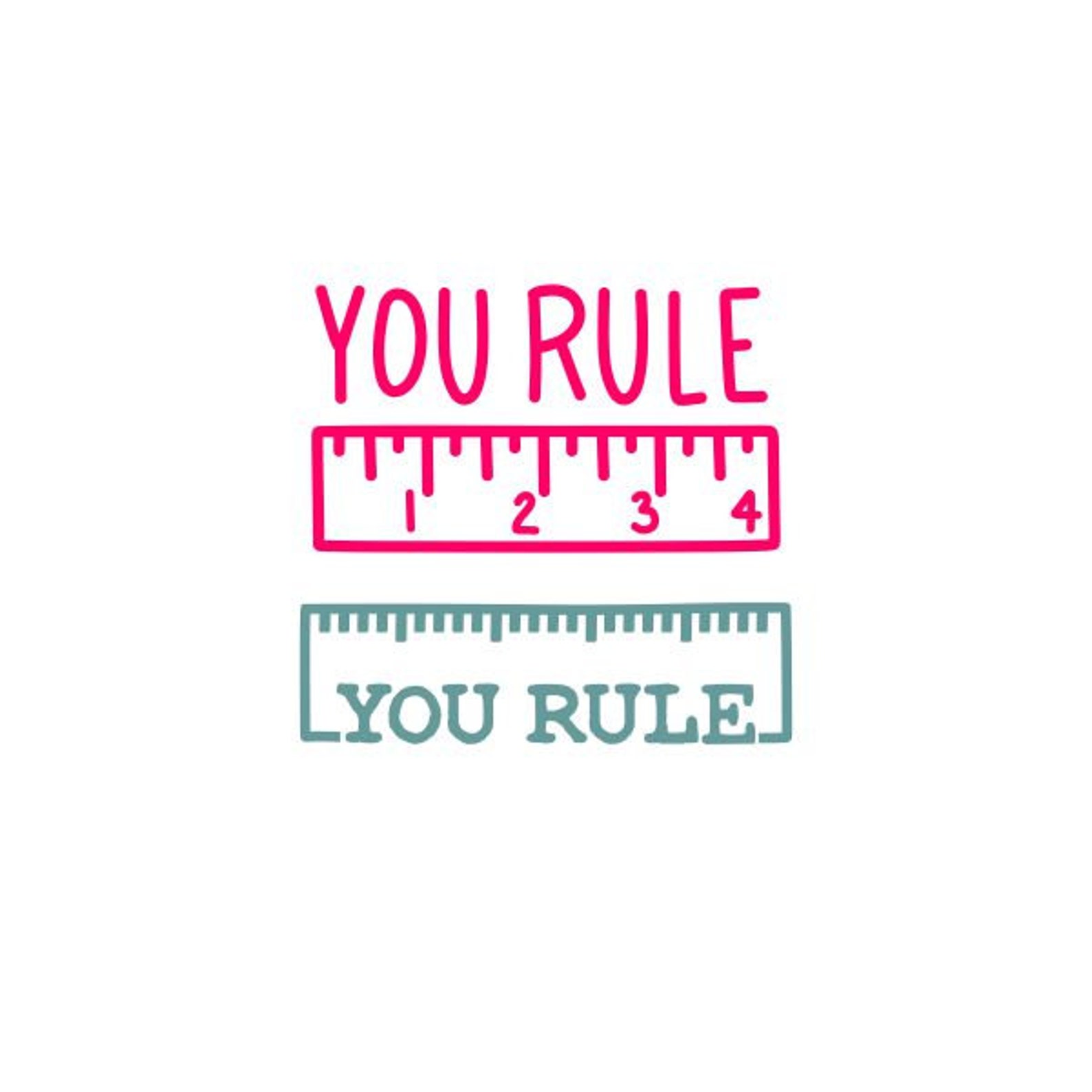 You Rule Cuttable Design SVG PNG DXF & Eps Designs Cricut - Etsy
