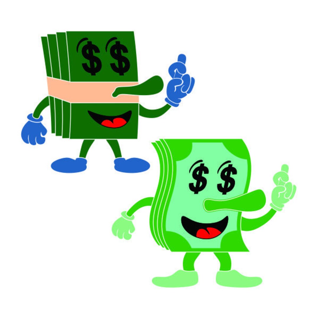 Money Cuttable Design SVG PNG DXF & Eps Designs Cricut Cameo File ...
