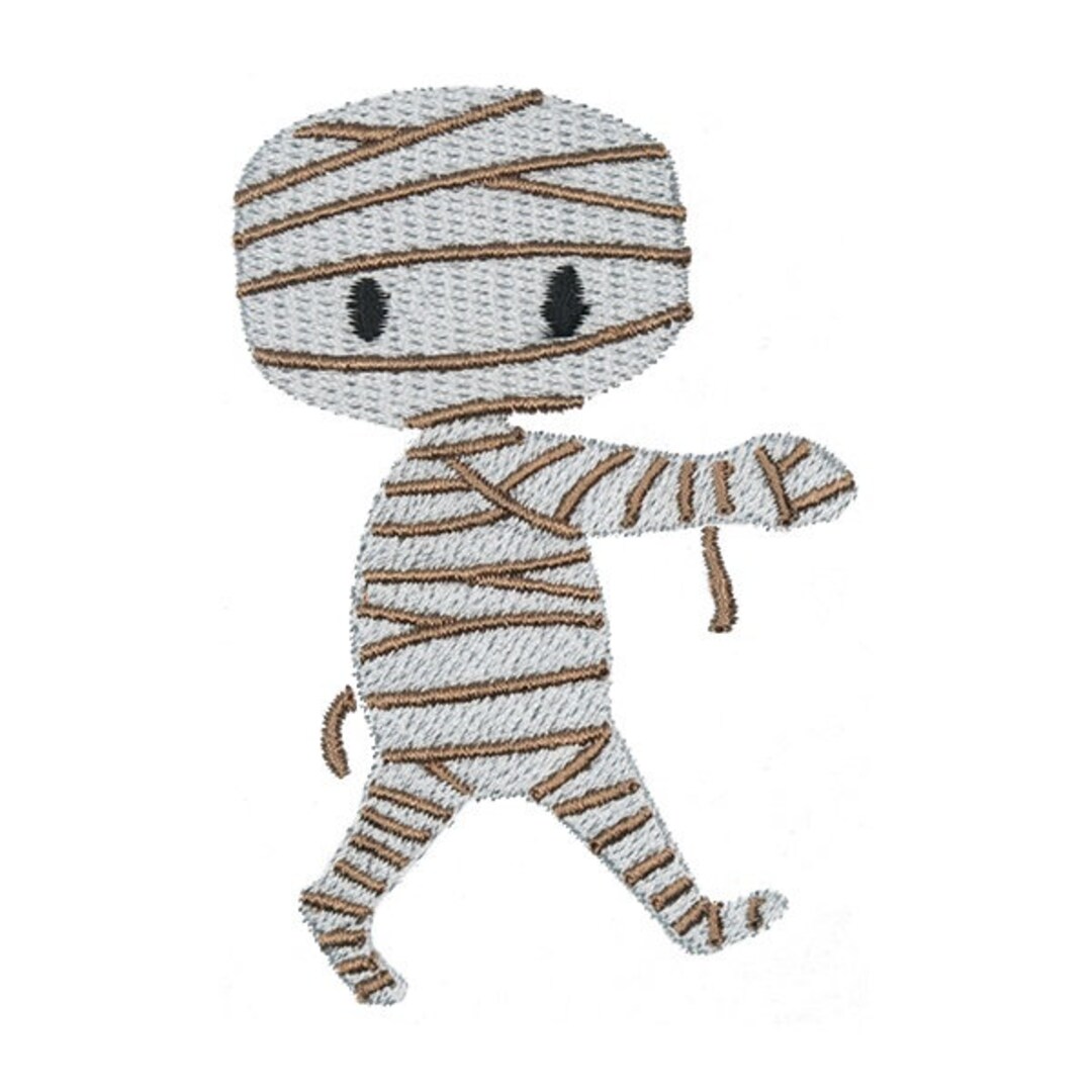 Mummy Embroidery Design Instant Download PES DST - Etsy