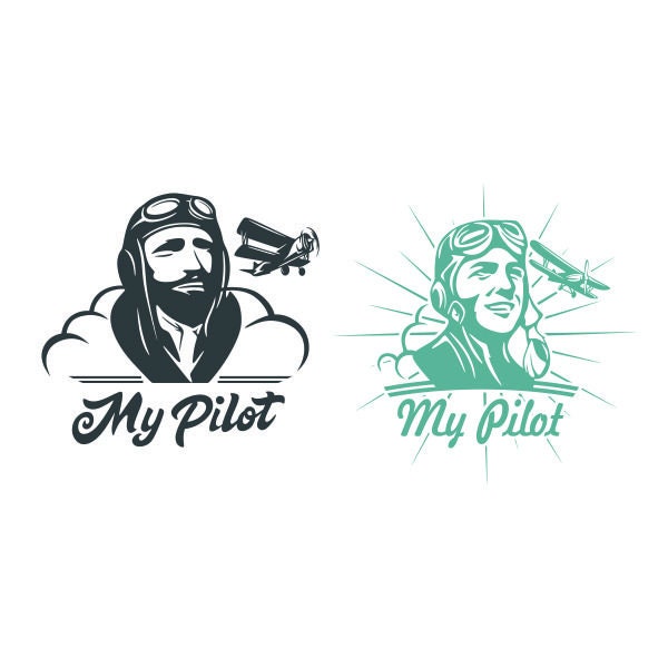 My Pilot Cuttable Design SVG PNG DXF & eps Designs Cricut | Etsy