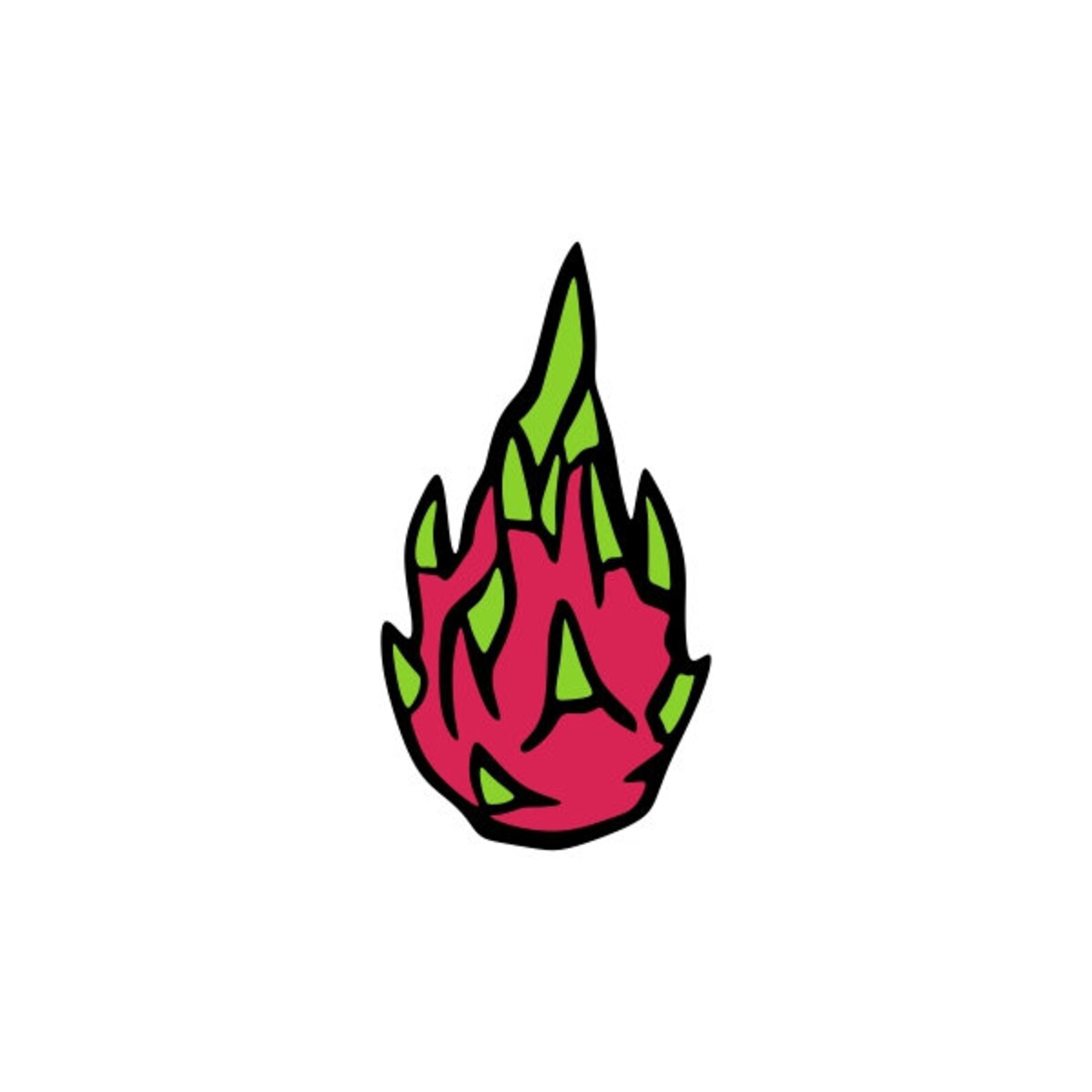 Dragonfruit Pitaya Cuttable Design SVG PNG DXF & Eps Designs - Etsy