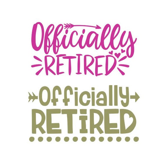 Officially Retired Cuttable Design SVG PNG DXF & Eps Designs - Etsy