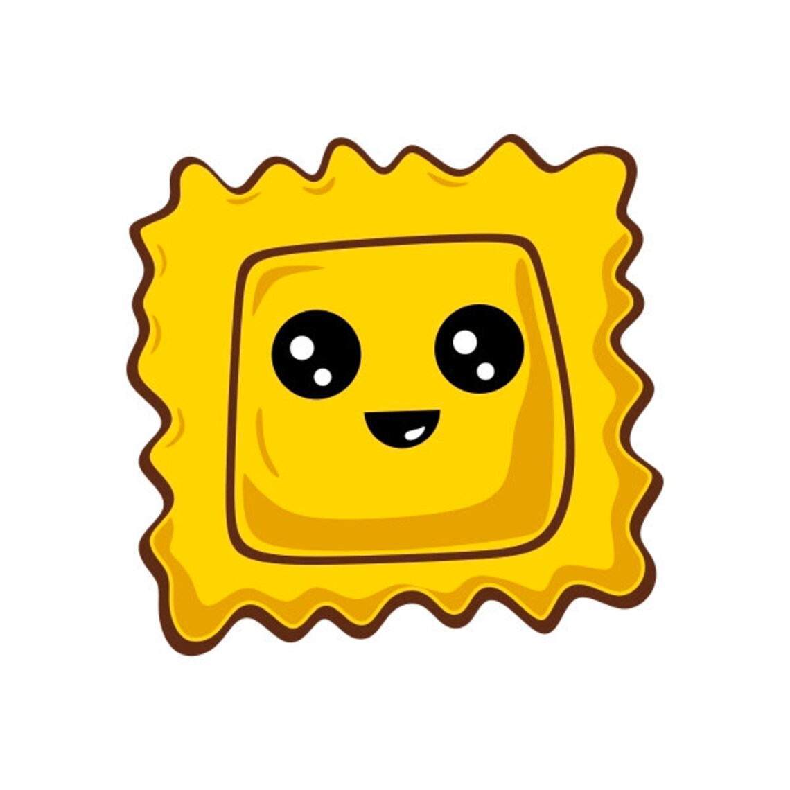 Cute Cartoon Ravioli Cuttable Design SVG PNG DXF & Eps Designs | Etsy