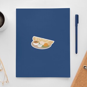 Dosa Sticker: South Indian Food, Waterproof Vinyl Decal - Etsy