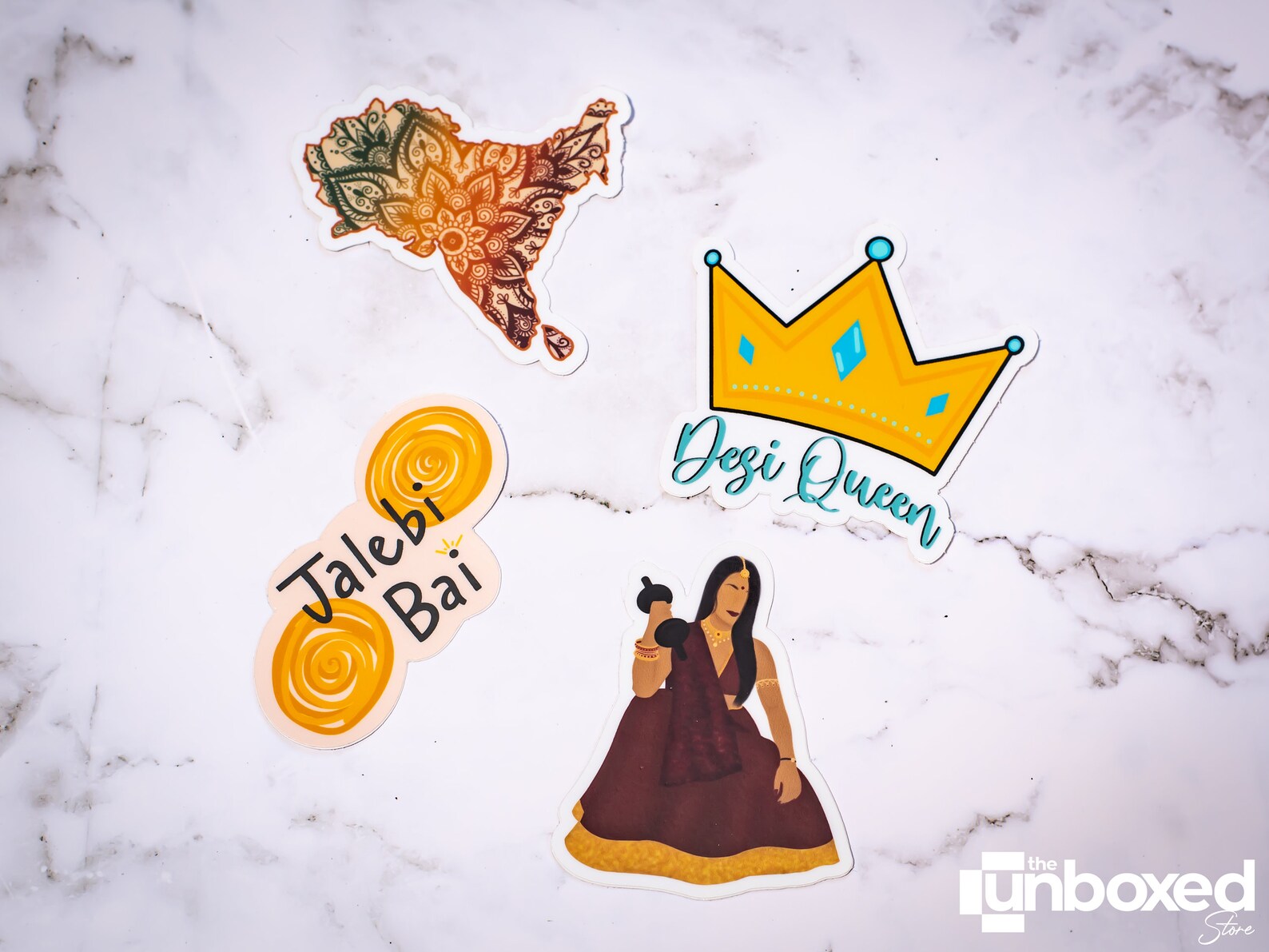 Desi Girl Power Sticker Desi Sticker South Asian Sticker | Etsy