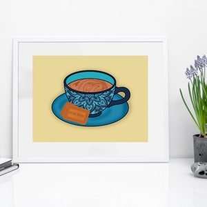 Desi Food Print and Sticker Set | Wall Art Wall Decor | Dosa, Pani Puri ...