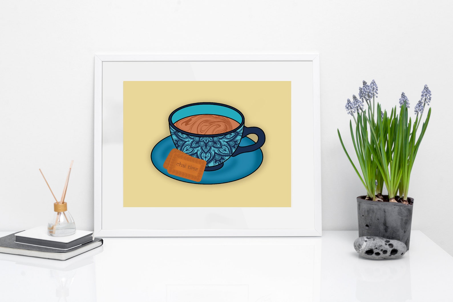 Chai Time Sticker Desi Sticker Indian Food Chai Coffee - Etsy