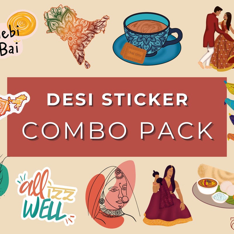 Stickers Indian Food - Etsy