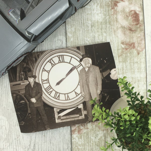 Marty and Doc Clock - Etsy UK